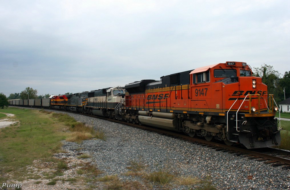 Northbound KCS Empty Coal Train